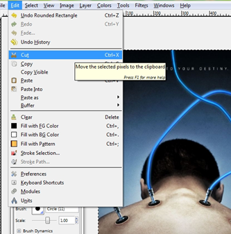 Panduan Membuat Rounded Corner dengan GIMP |Arieyblog.Com